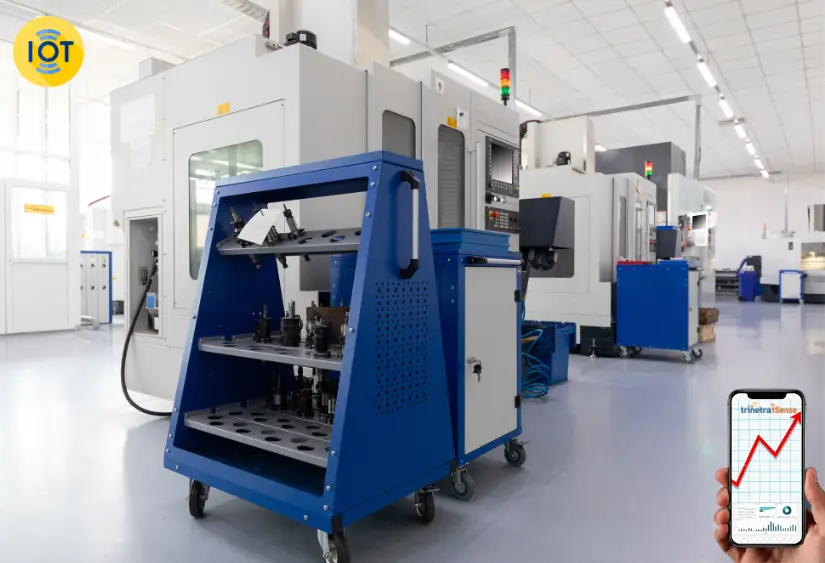 Remote CNC Machine Monitoring Solution | Trinetra TSense Remote CNC Machine Monitoring Solution | Trinetra TSense